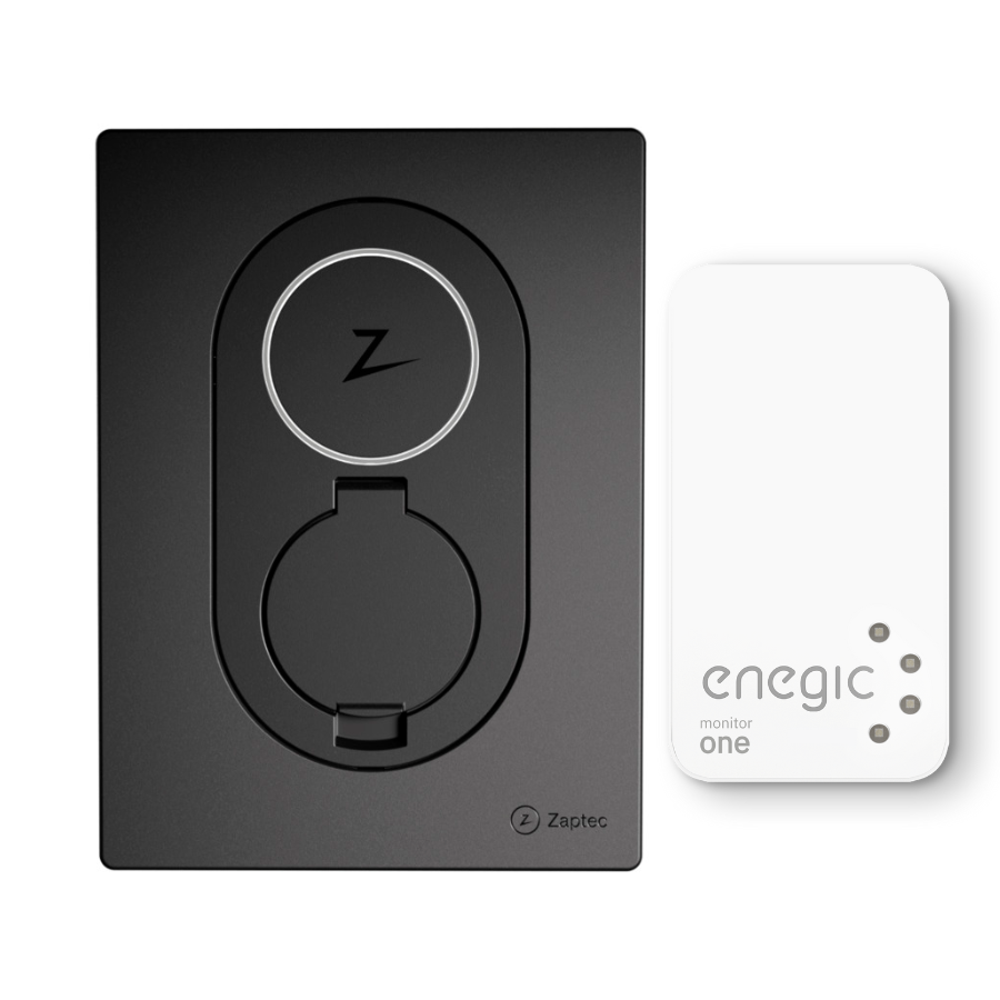 Zaptec Go 22kW electric car smart charging station + Perific dynamic ...